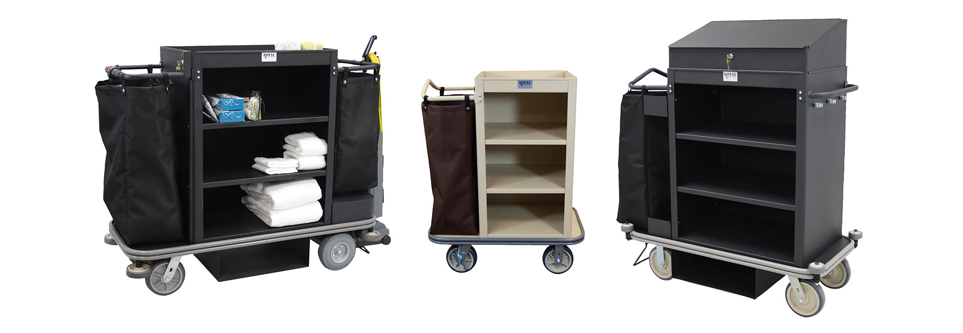 Housekeeping Carts - Royal Basket Trucks